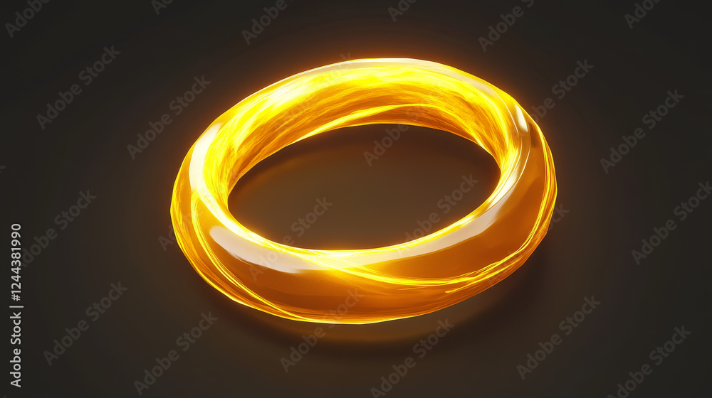 3d golden ring rotate animation, animated game sprite. Gold cartoon ...
