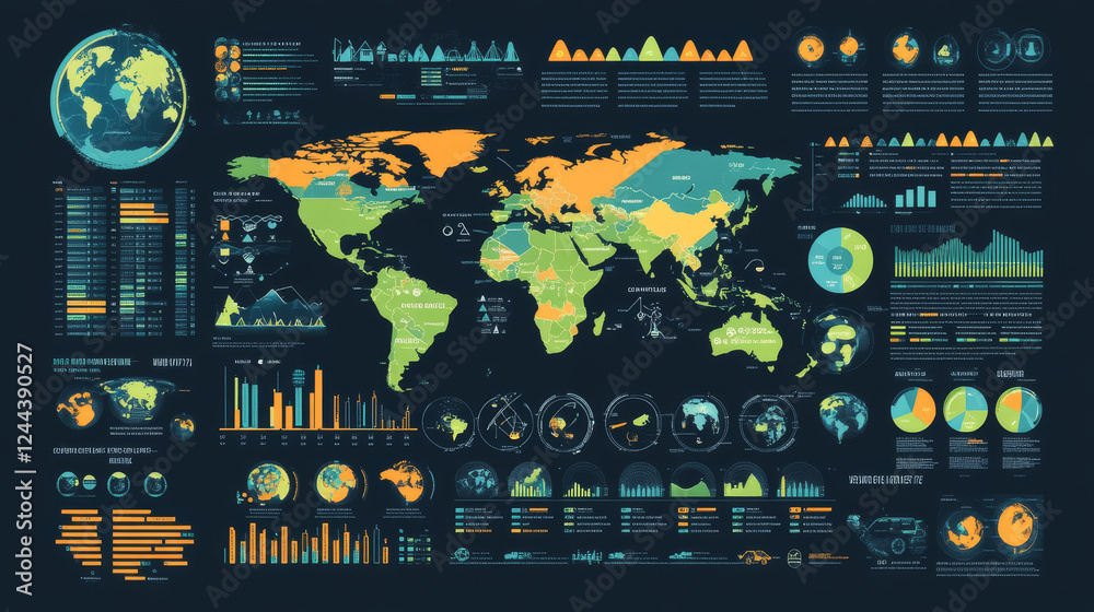 Ecology infographic for Save Earth concept. Environment protection ...