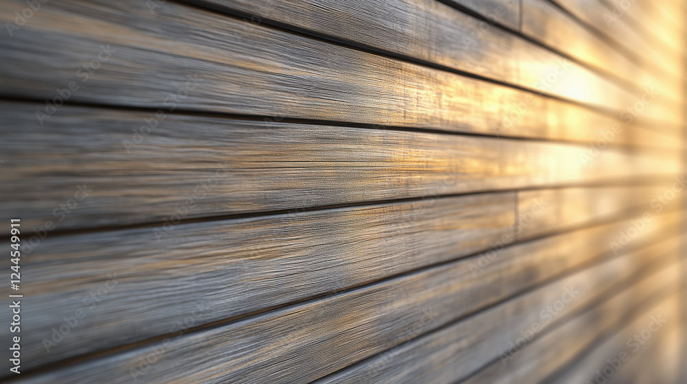Smooth horizontal timber cladding texture with light tones, minimal ...