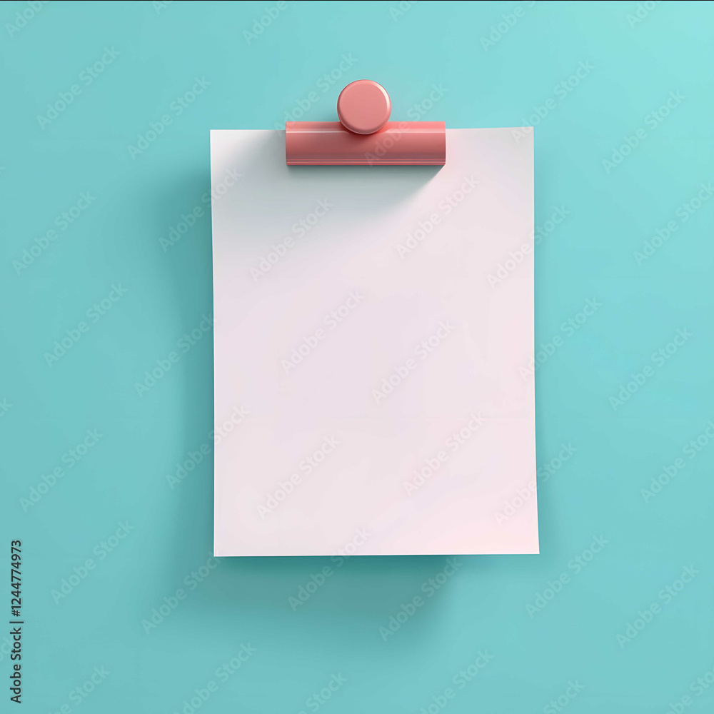 Make the 3D icon about notice paper I will use this on may application ...