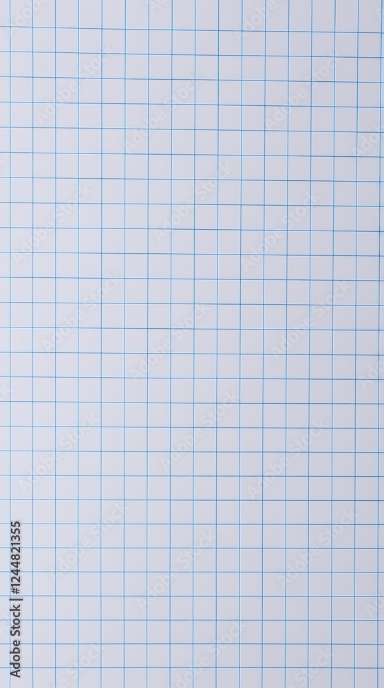 High-quality blank squared graph paper with a structured grid layout ...