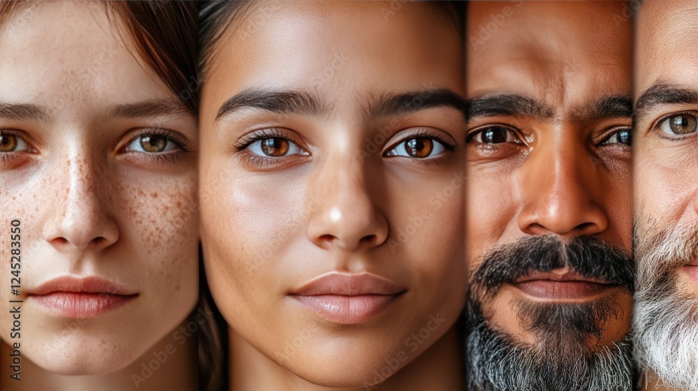 Connected Community: Diverse Group of People Engaged in Shared ...