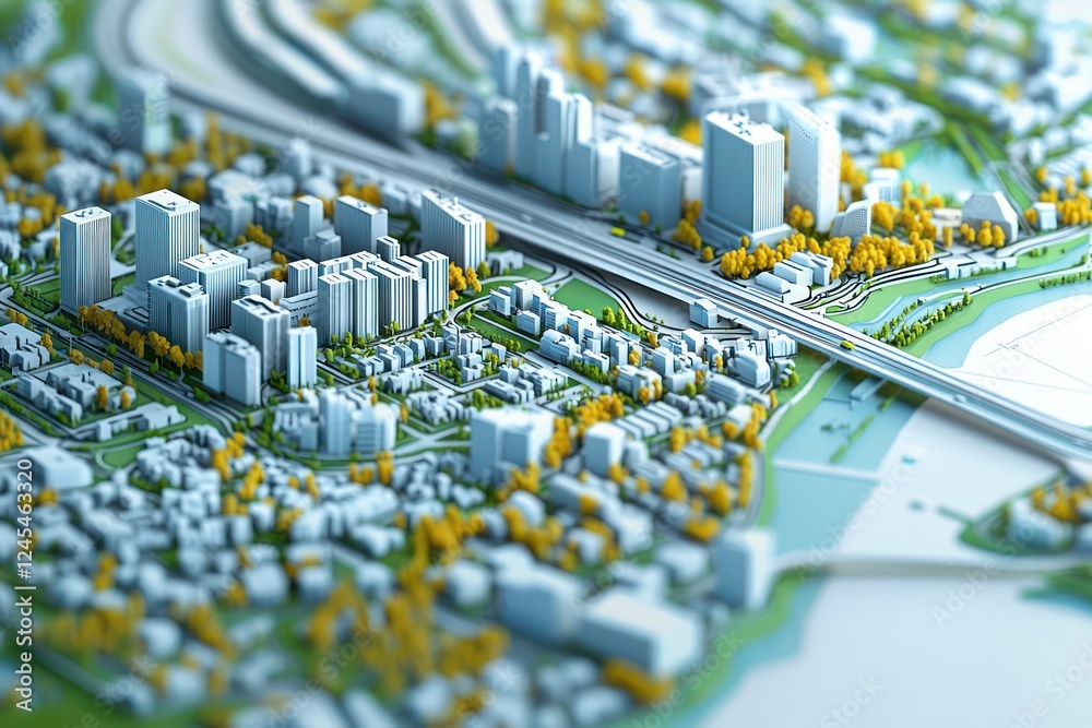 Virtual tool for urban development research, allowing simulation of ...