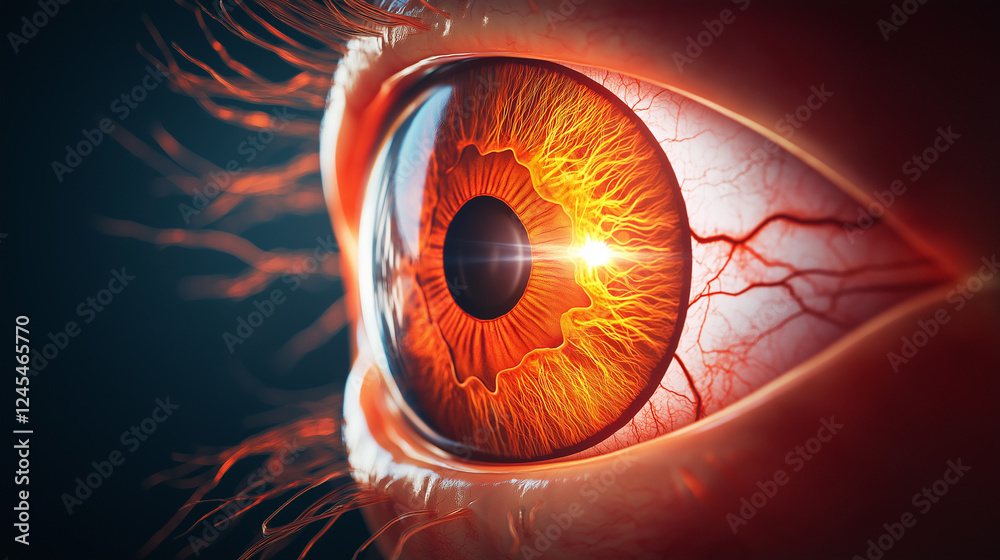 Cataract surgery vision technology. Lens laser. Cornea treatment ...