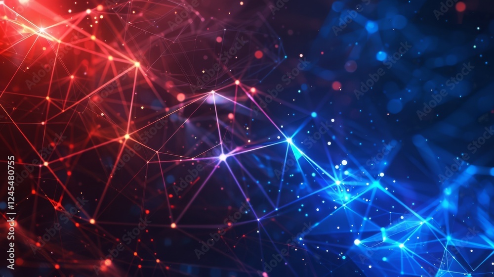 Cyber Security Concept: Glowing Digital Firewall Force Field Protection ...