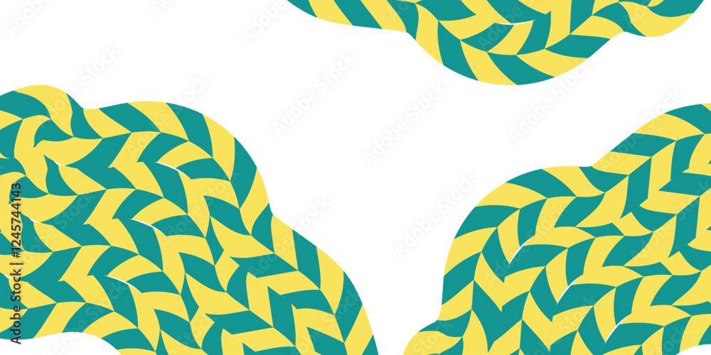 Hand drawn organic rectangle frames. Abstract doodle liquid shapes ...