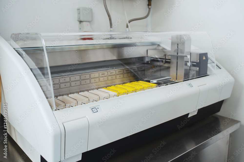 Foto de Stock Automatic sample preparation device for histological ...