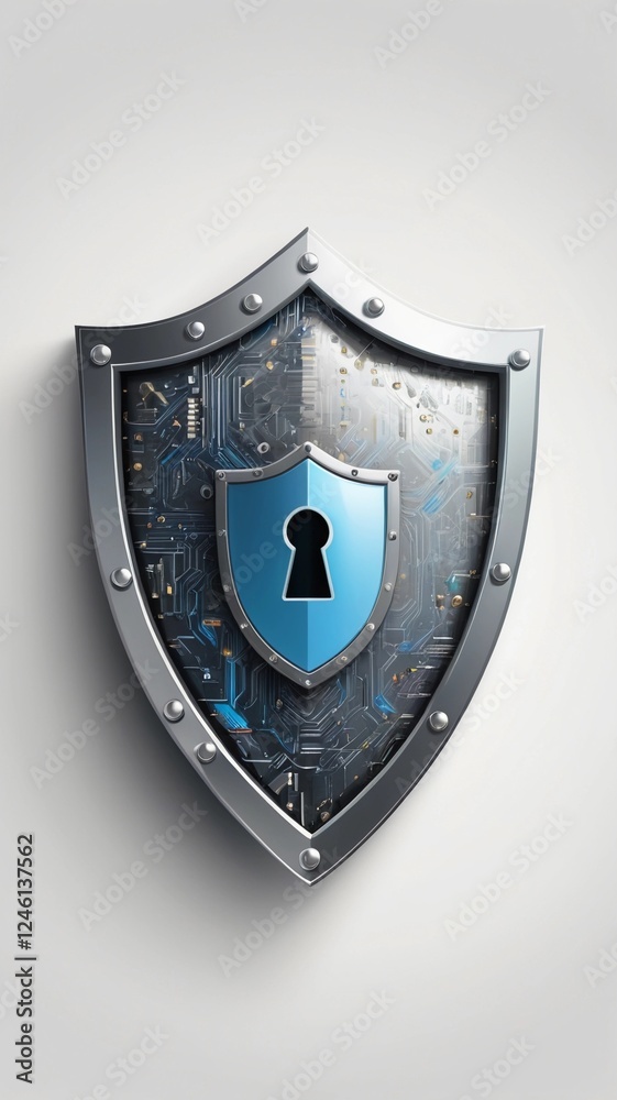 cybersecurity data protection online security digital shield secure ...