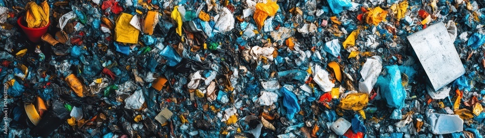 Industrial Waste Segregation Process at Modern Recycling Facility for ...