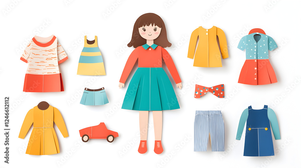 vestidos ropa y accesorios para dibujos de imprimir y recortar diseños ...