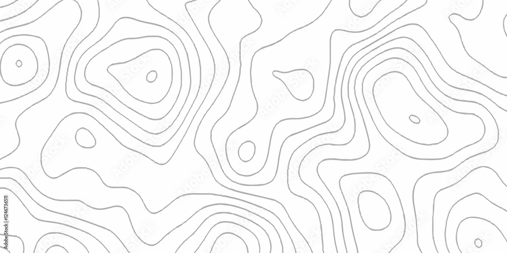 White topography topology vector white background fresh contour map ...