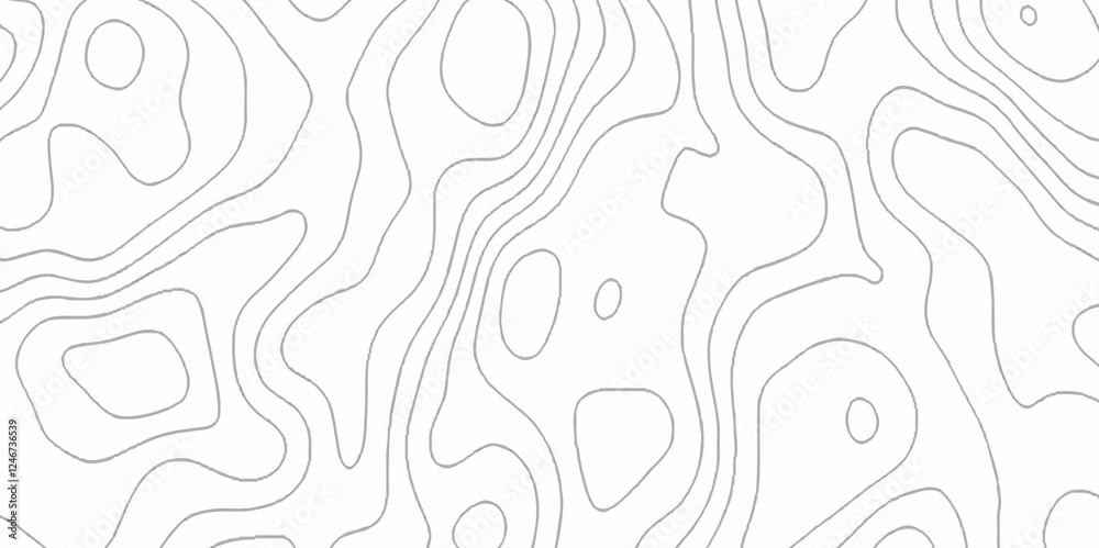 White topography topology vector white background fresh contour map ...