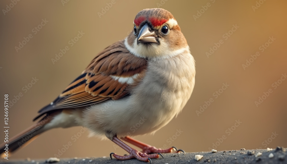 Intriguing banner for World Sparrow Day featuring a detailed image of a ...