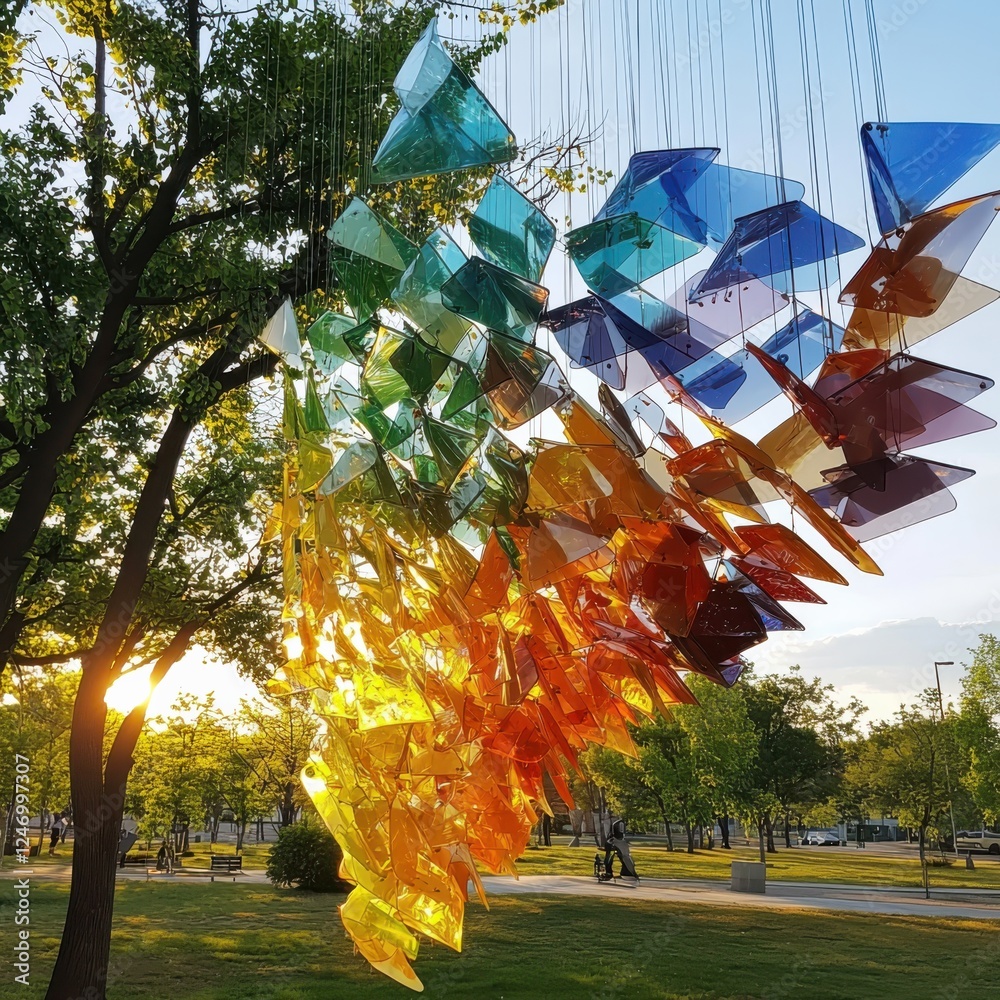 Artistic installation celebrating cultural diversity international ...