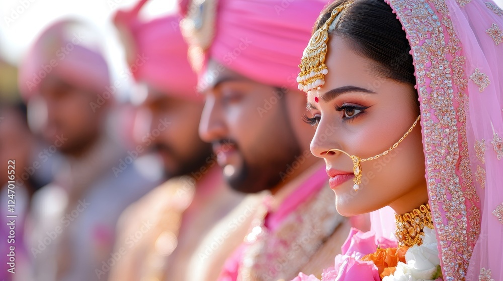 Beautiful Indian Wedding Ceremony Celebration - A stunning scene from ...