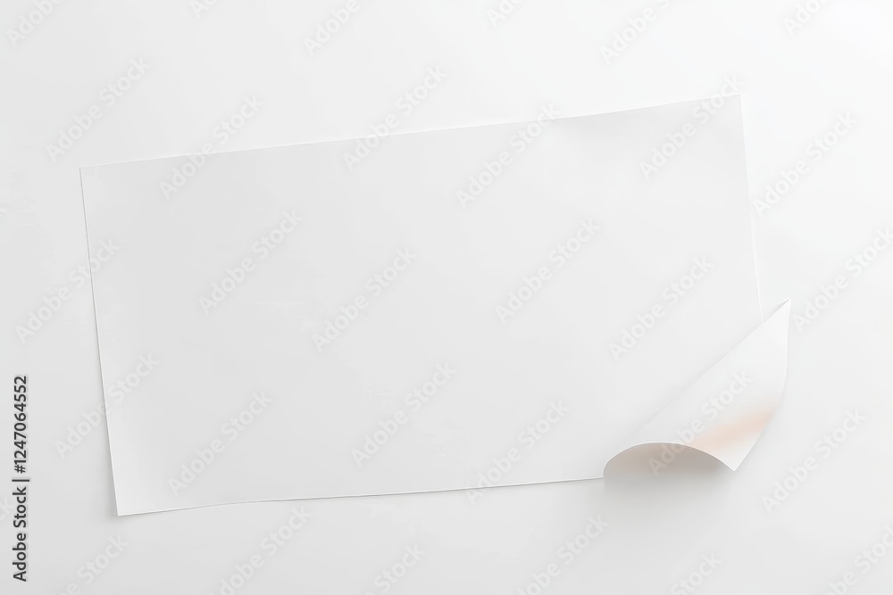 Blank Wrinkled White Paper Texture Background - A clean and empty white ...