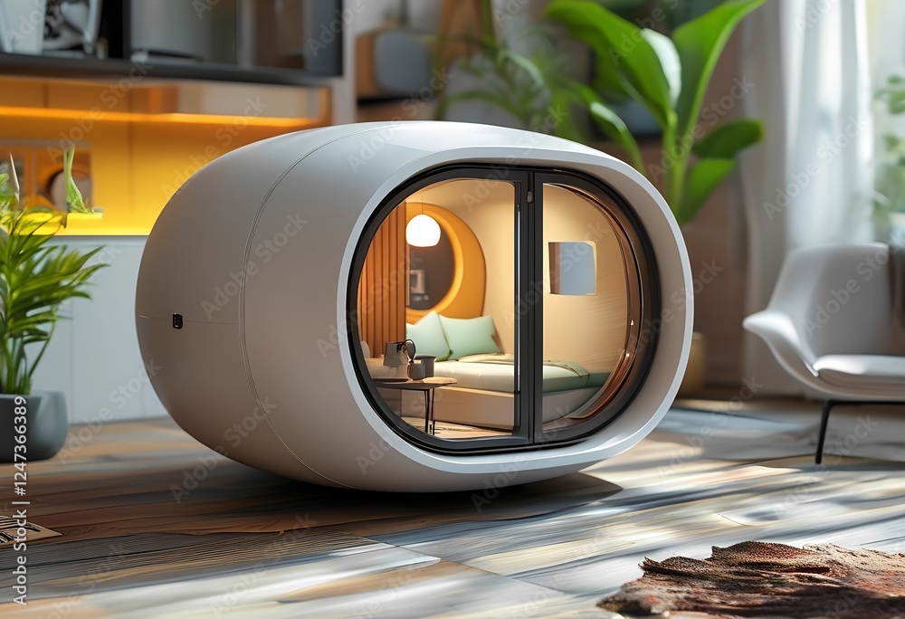 Innovative small living space design merges comfort and modern ...