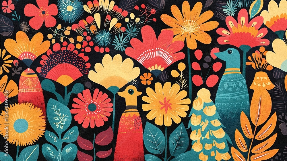 Celebrating Indigenous People Day with vibrant colors and cultural ...