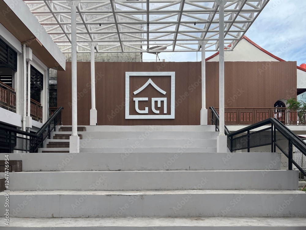 Post-construction conditions of the new face of "Teras Malioboro ...