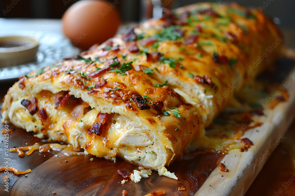 recipe ingredients, naomis recipes for chicken bacon ranch stromboli ...