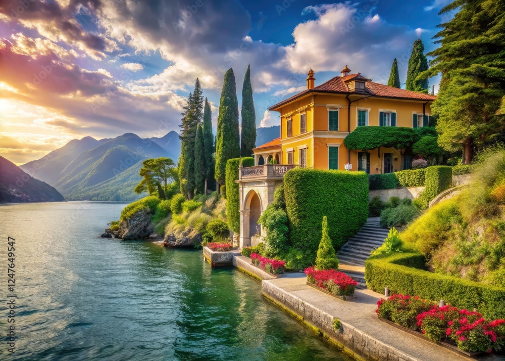 Luxury Como Lake estate showcased through candid photography ...