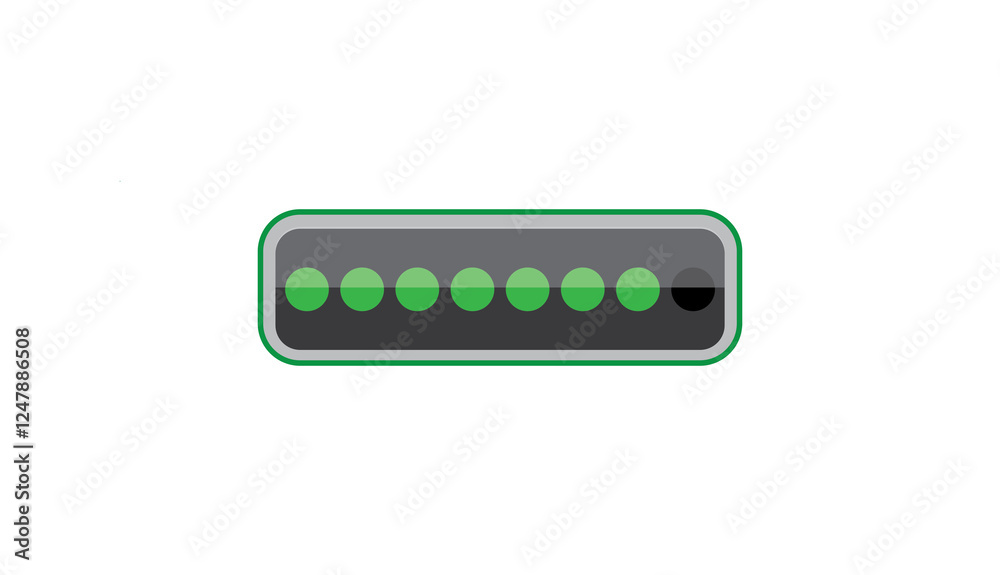 Loading Bar Pixel 8-bit. Retro Progress Bar on Illustration Stock ...