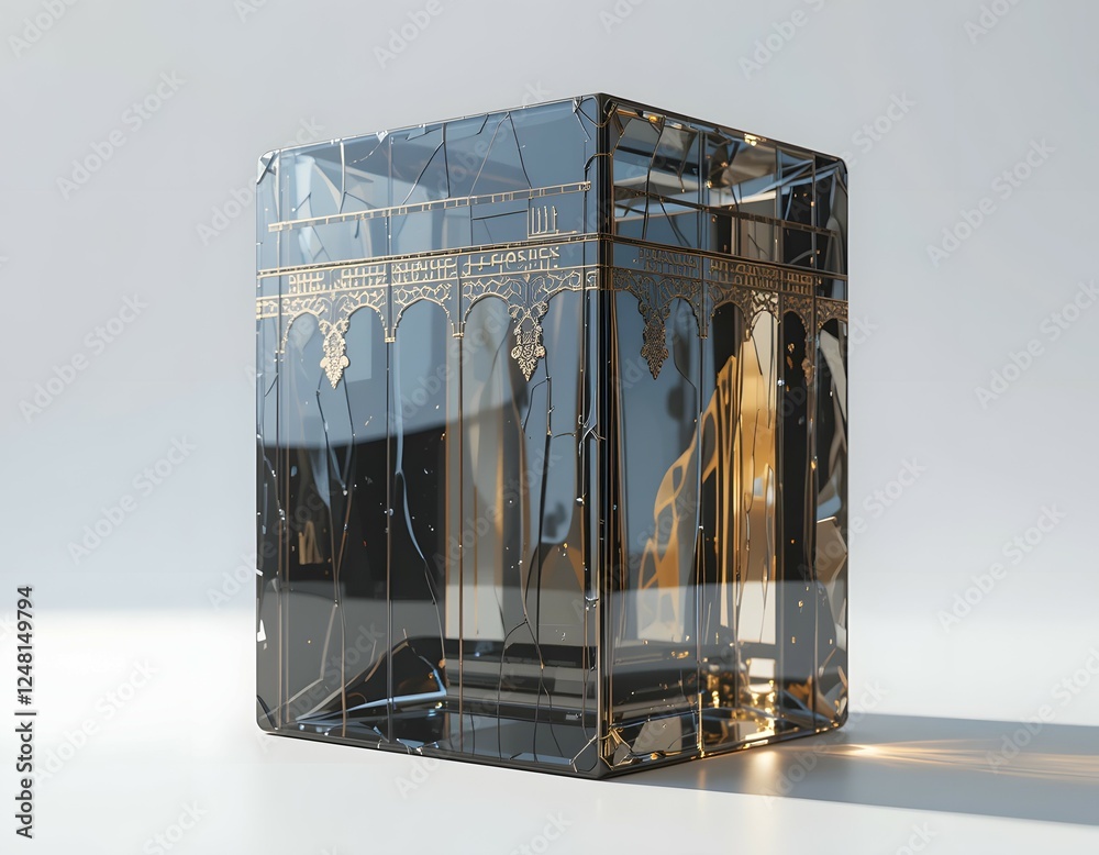 Iridescent Glass similar to Kaaba in Mecca Saudi Arabia– Elegant ...