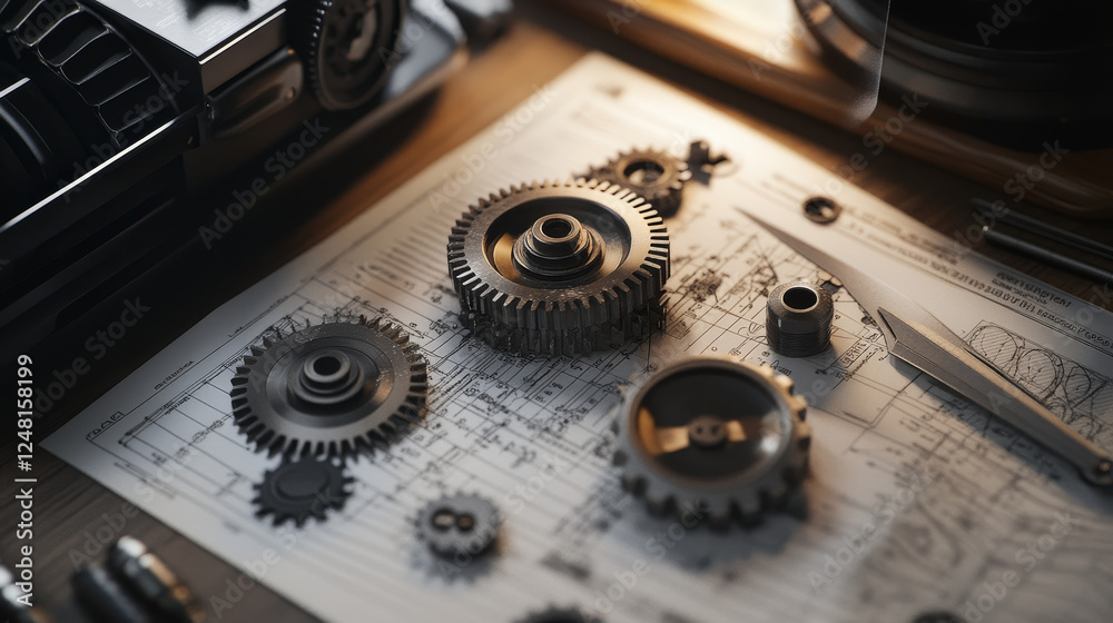 Reverse engineering banner. Concept of disassemble product and research functions for analysis ...