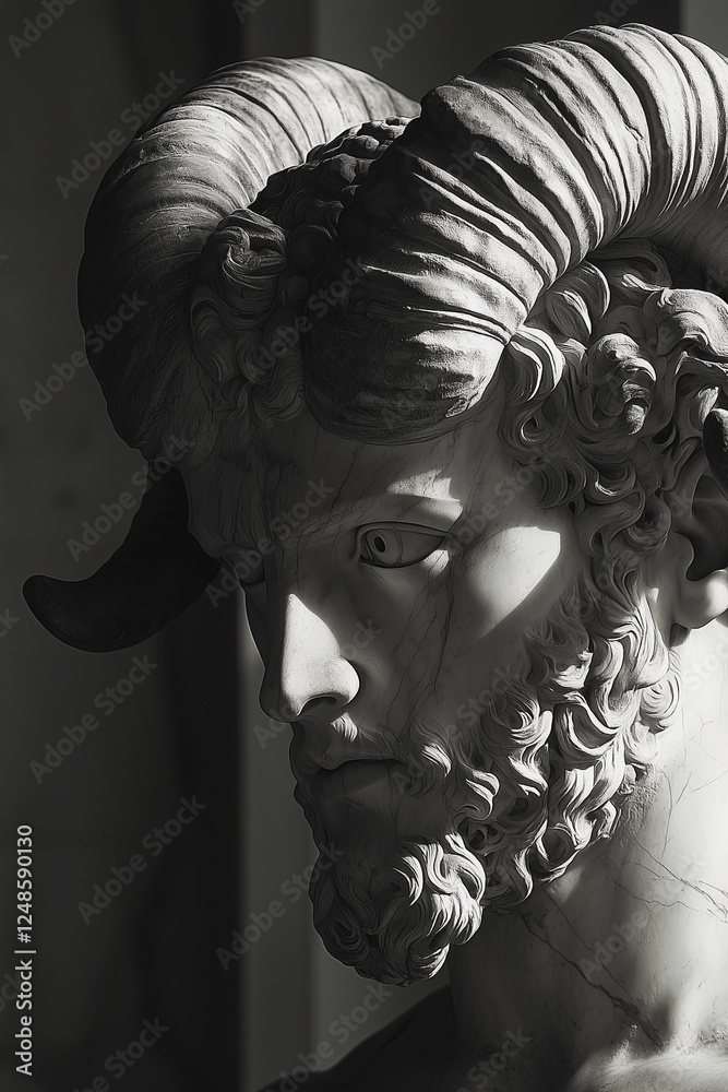 Pan (Faun) half-man-half-goat, god of all nature. He could send a ...