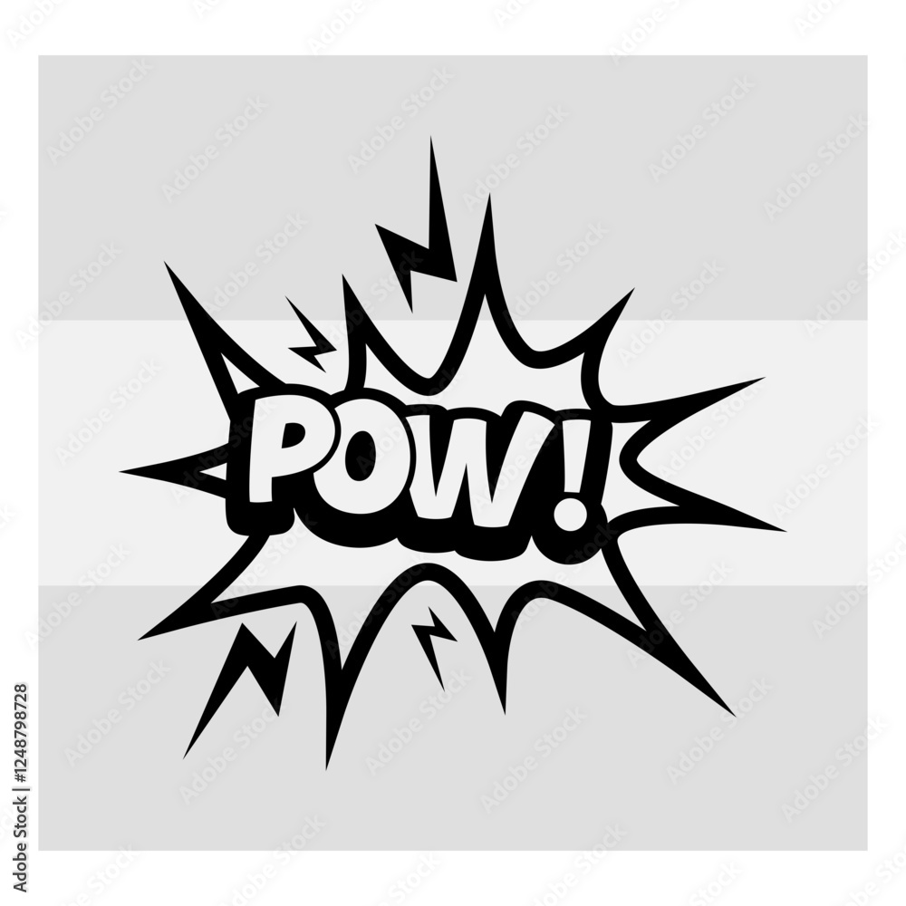 Stock-Vektorgrafik „Pow Action Signs Svg, Boom Svg, Wow Svg, WTF Svg ...