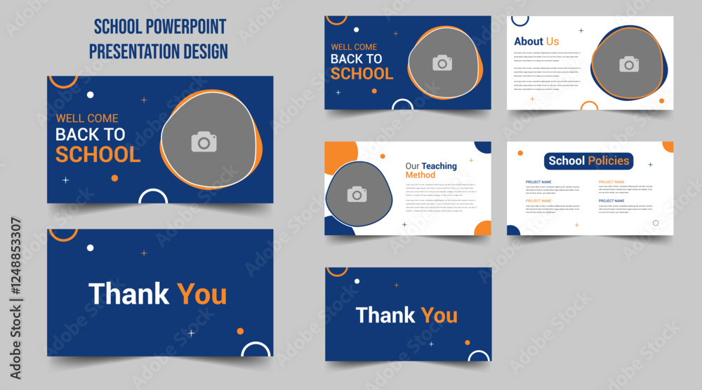 business presentation backgrounds design template and page layout ...