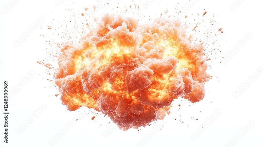 Underwater Gas Eruption, a deep-sea gas explosion unleashing powerful ...