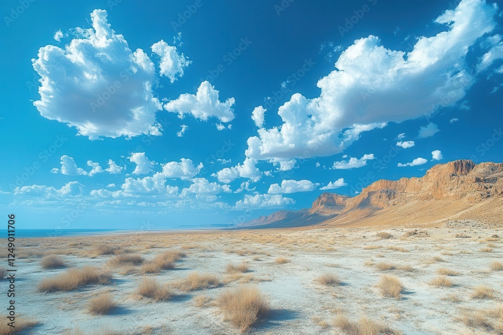 turkana desert landscape featuring rolling sands and rocky outcrops ...
