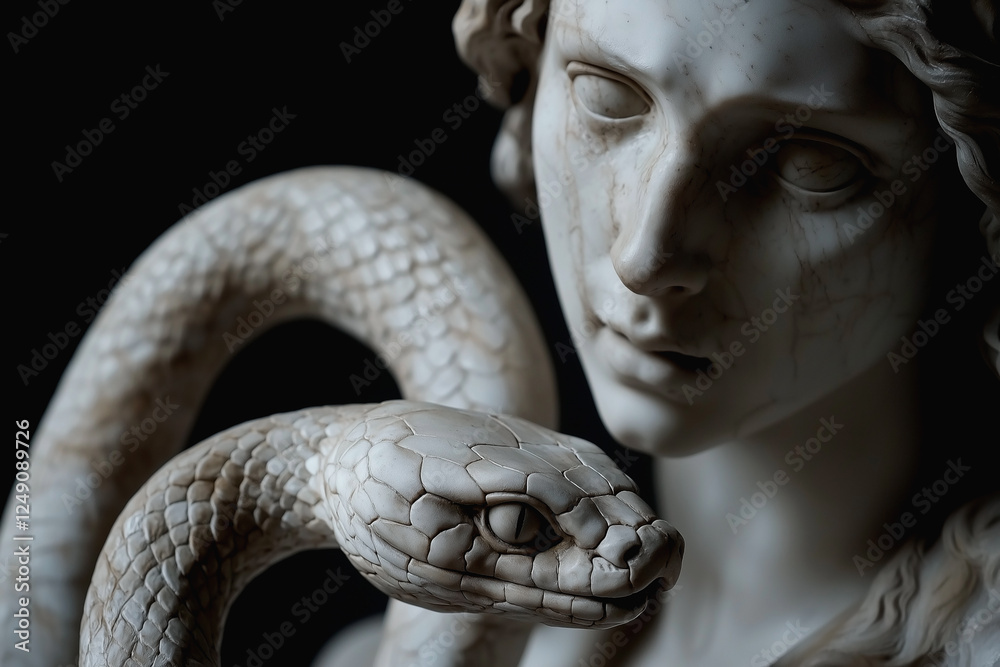 Lamia, a mad woman who, having lost her children, turned into a snake ...