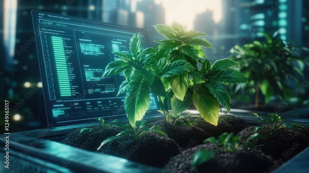 Visualize future efficiency with this captivating digital dashboard ...