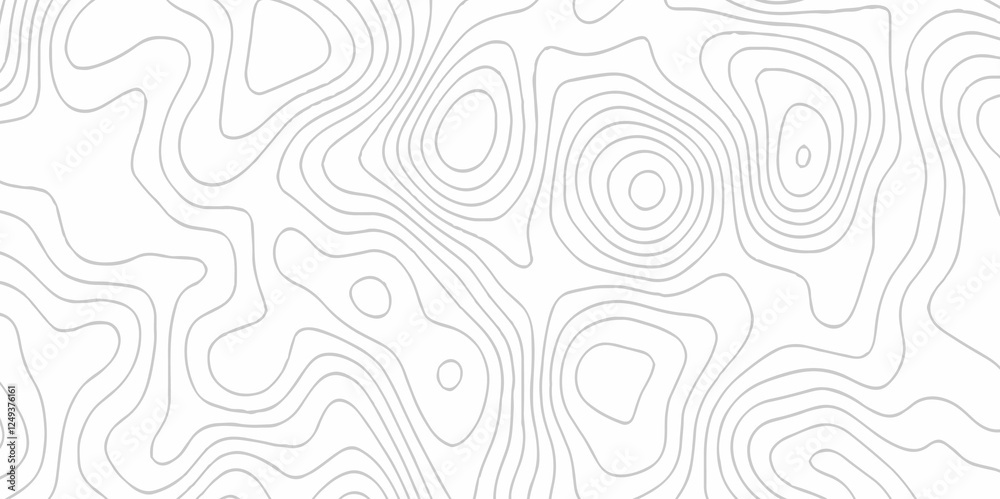 White topography topology vector white background fresh contour map ...