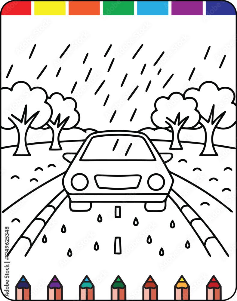 Earthquake Fun: Natural Disaster Coloring Page for Kids, Tornado ...