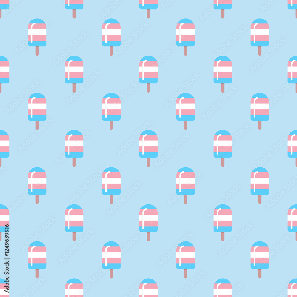 LGBTQIA+ Pride Transgender Pride Flag Pattern, high quality seamless ...