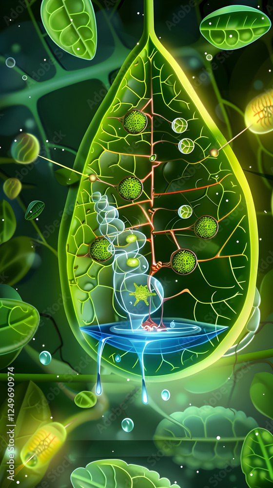 Comprehensive Diagram Depicting the Photosynthesis Process in Plants ...