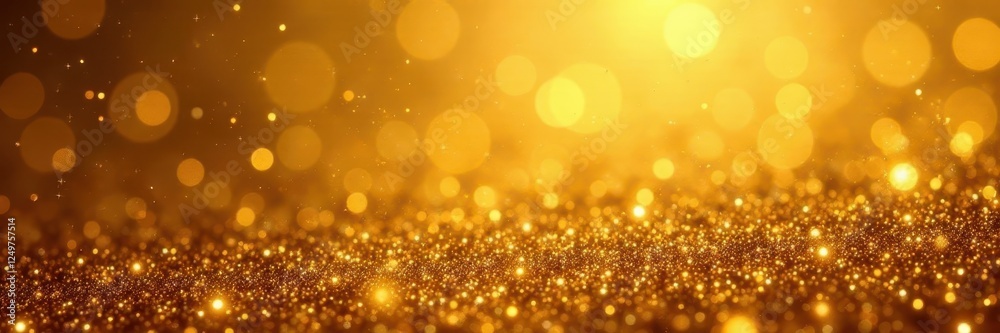 Deep gold glitter backdrop, subtle sparkle effect, gleam, shiny, gold ...