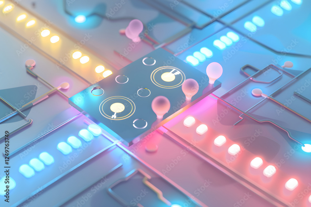 Simplified Schematic Representation of a P-N Junction Diode with ...