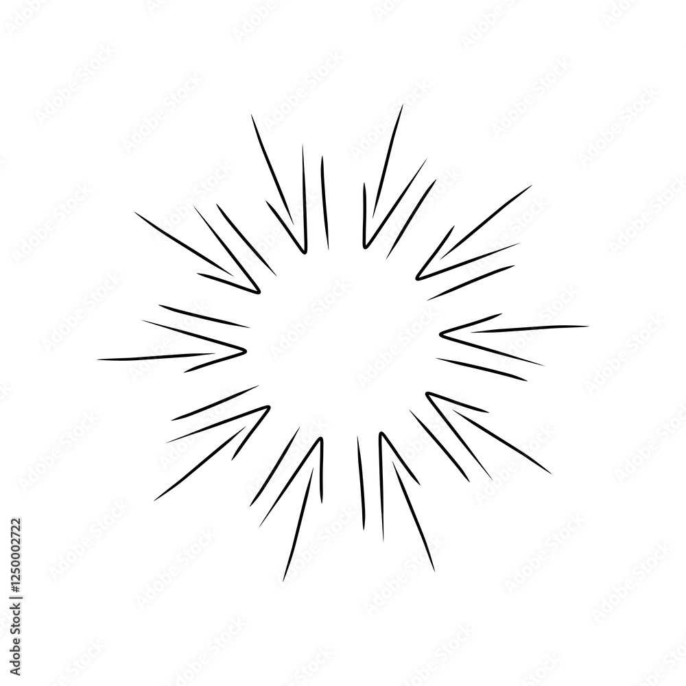flash explosion radial lines background. illustration superhero design ...