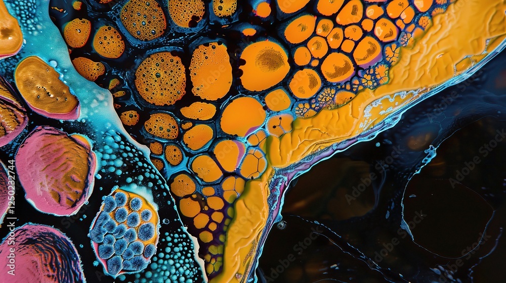 Stock-Illustration „Cell Structure Under Microscope: A Fascinating ...