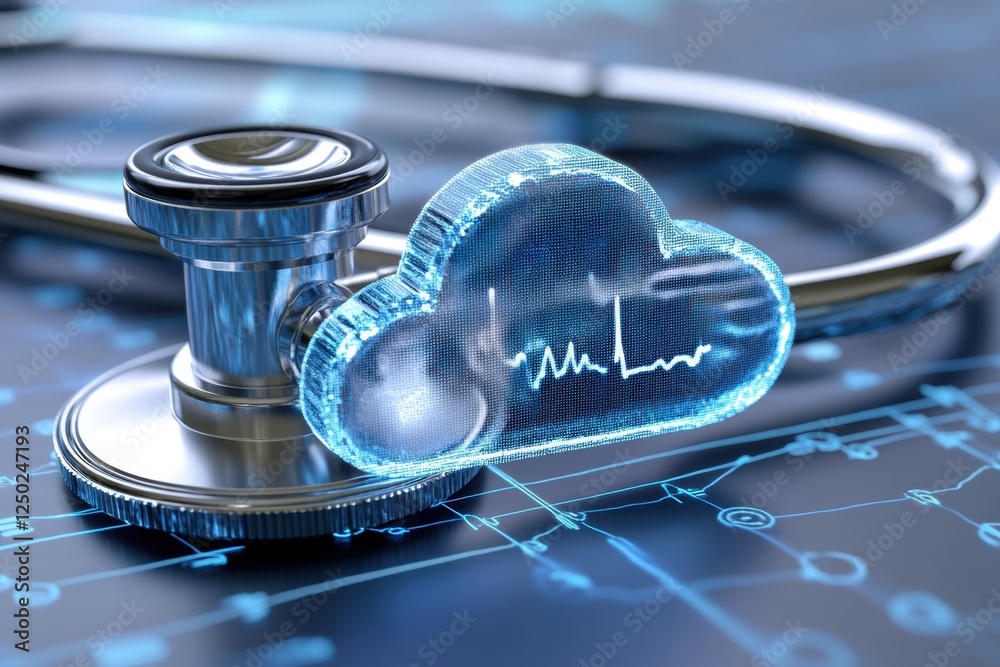 Explore the future of healthcare with Stethoscope connected to cloud ...