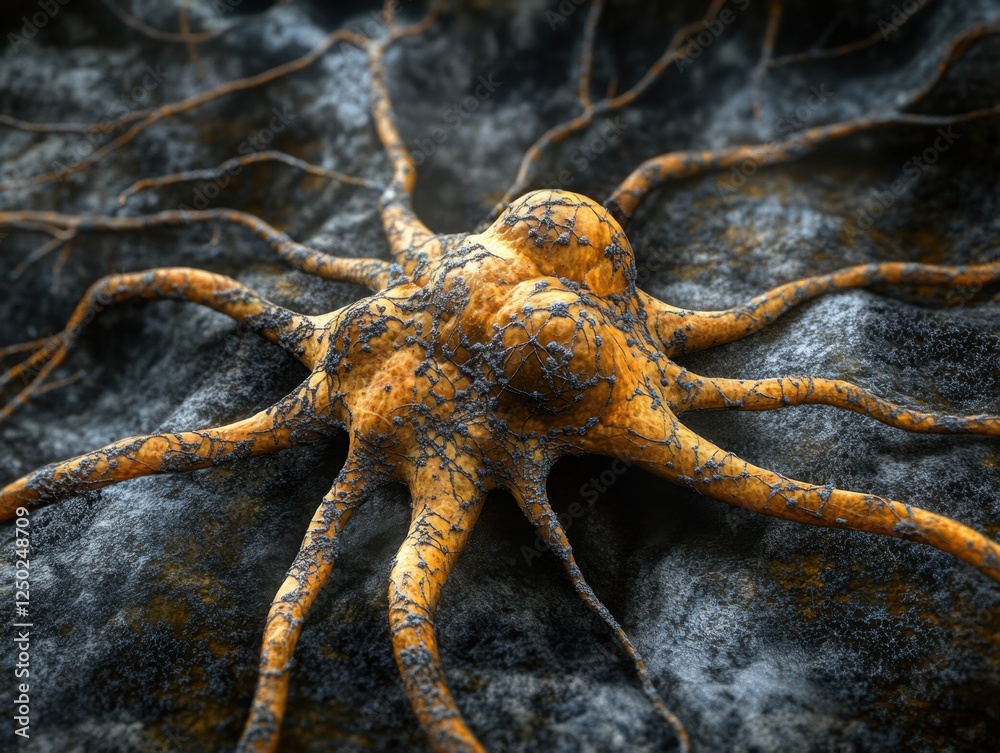 Explore the intricate beauty of neuron cells with this high-resolution ...