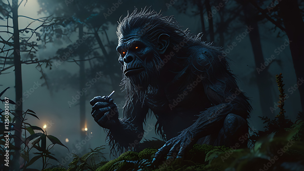 Kapre philippines scary hairy humanoid monster smoking, A werewolf ...