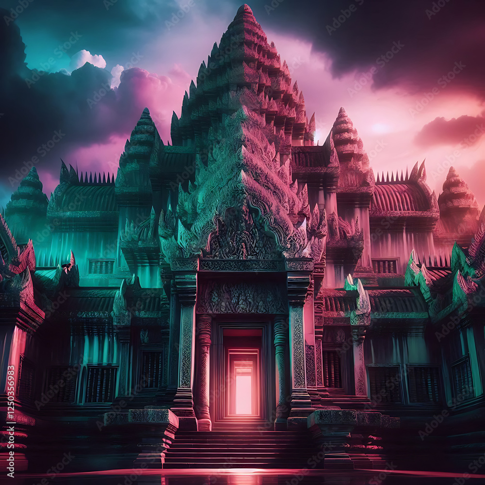 Temple Gateway to Divinity. Sri Ranganathaswamy Temple ,Dravidian ...