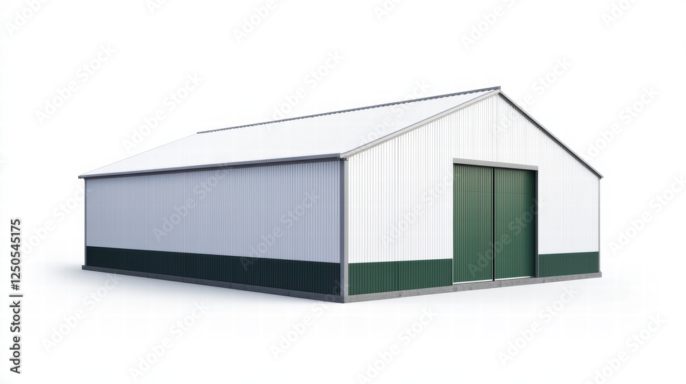 Modern Steel Garage: A spacious and functional steel garage building ...