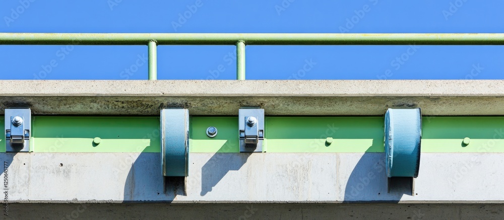 Bridge expansion joint system featuring a safe connection between two ...