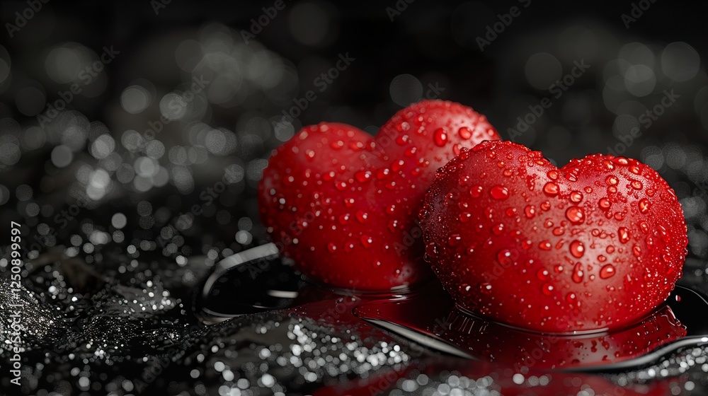 Heart Emojis set. Sparkling, growing, two Hearts, beating, revolving ...